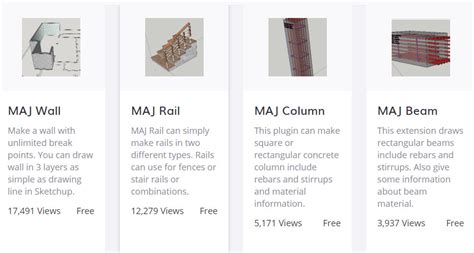 Maj Plugin For Sketchup 2013 2021 Civil Engineering