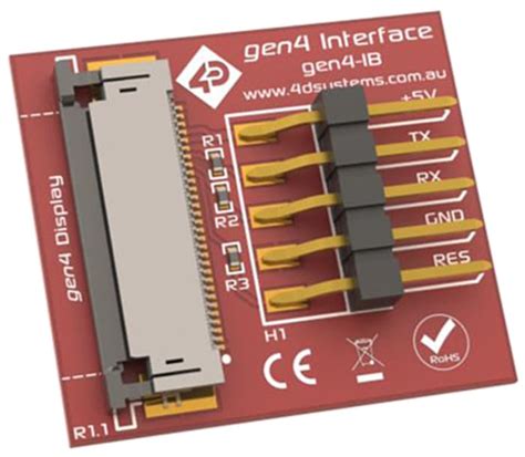 Gen IB D Systems D Systems Interface Board For Gen Intelligent Display Modules RS