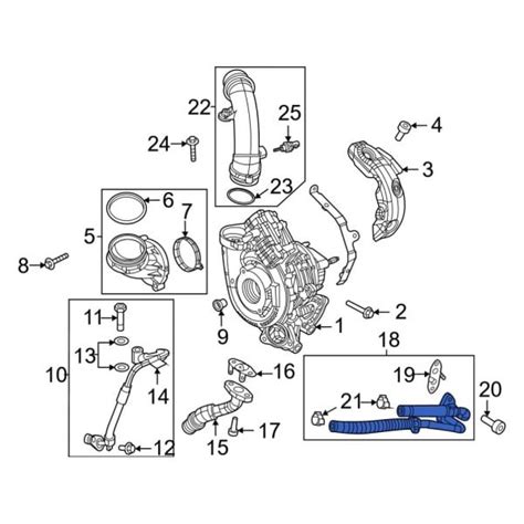Ram Oe 68487030aa Turbocharger Coolant Line