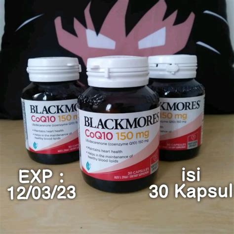 Jual Blackmores Coq10 150mg 30 Capsules Shopee Indonesia