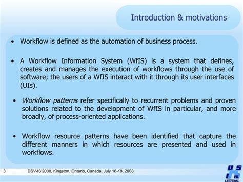 Towards A Library Of Workflow User Interface Patterns Ppt