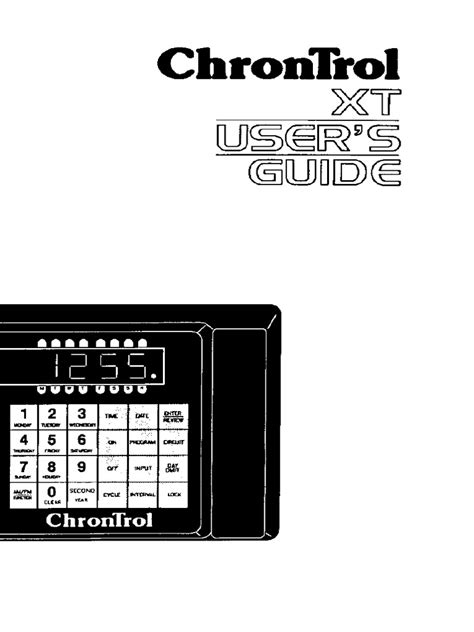 Xt 03 Pdf Computer Keyboard Timer