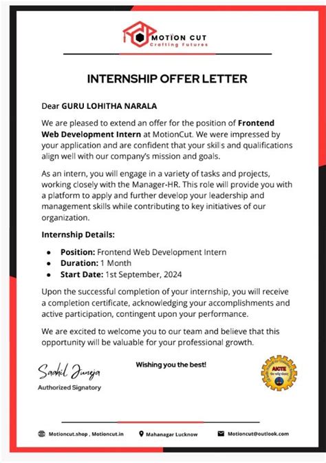 Gurulohitha Narala On Linkedin Internship Webdevelopment