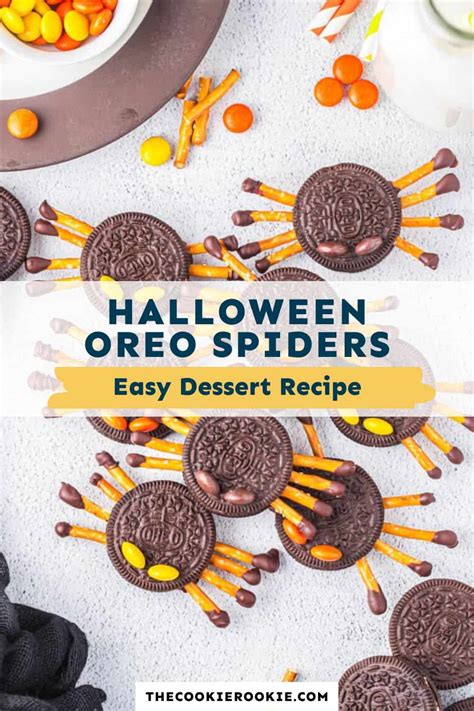 Oreo Spiders Recipe The Cookie Rookie®
