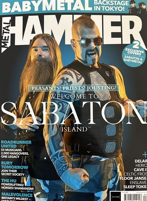 Metal Hammer Magazine Issue 372 March 2023 Sabaton