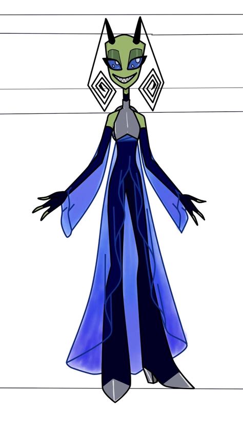 A Close Up Of My Irken Oc Xero By Saturn1020 On Deviantart