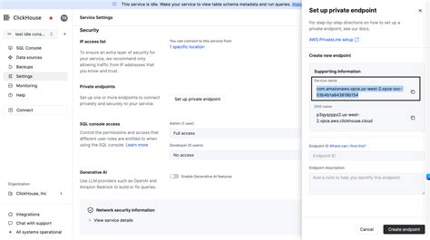 Aws Privatelink Clickhouse Docs