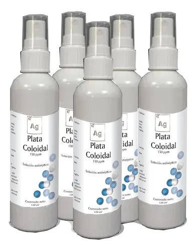 Solución Antiséptica Con Iones De Plata 5pzas Meses Sin Interés