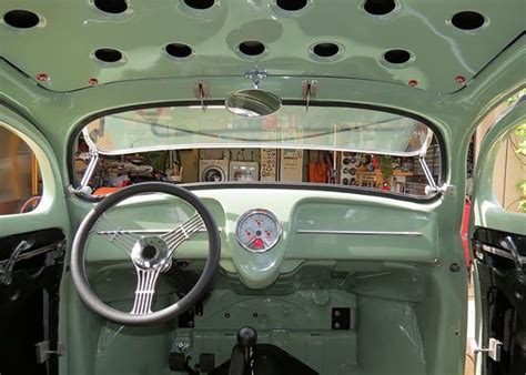 Vintage Volkswagen Beetle Interior