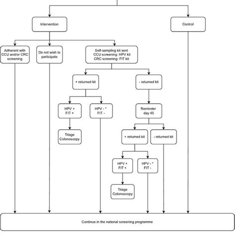 Flow Diagram Of The Intervention Ccu Cervical Cancer Crc Colorectal Download Scientific