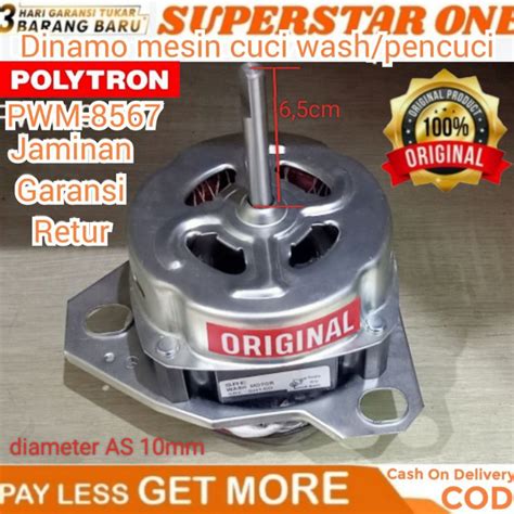 Jual DINAMO WASH PENCUCI MESIN CUCI POLYTRON PWM Shopee Indonesia