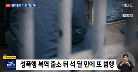 출소 석 달 만에 전자발찌 차고 성폭행if 포텐 터짐 최신순 에펨코리아
