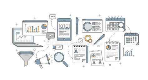 Ai Powered Business Analytics Stock Illustration Illustration Of Funnel Automation 374058687