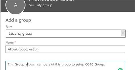 restrict office 365 unified group creation or allow only certain