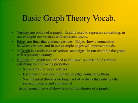 ppt graph theory cliques powerpoint presentation free download id