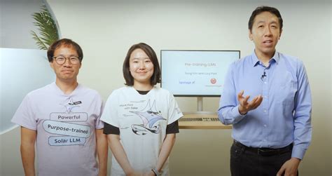 업스테이지 ‘ai 4대 석학 앤드류 응 교수와 Llm 강의 공개