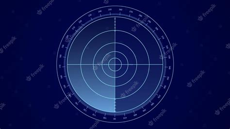 다른 정보 벡터 일러스트 배경 스캔에 디지털 기술 레이더 화면 프리미엄 벡터