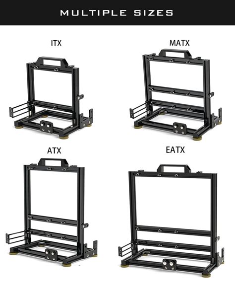 Handled Black Open Pc Case Dalaitech Creative Designs Featuring Open Frame Pc Cases