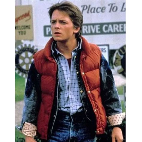 Michael Back To The Future Marty Mcfly Vest Jackets Masters