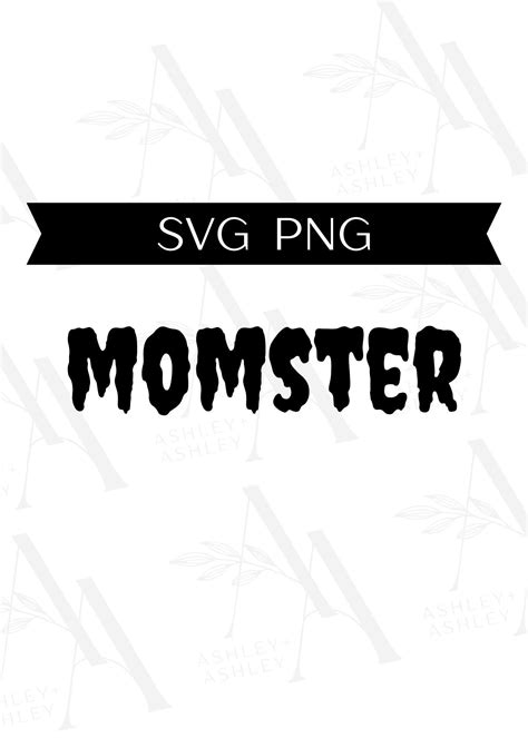 Momster SVG Momster Png Halloween Svg Funny Halloween Svg Monster