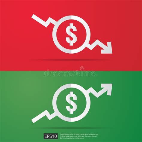 Increase Decrease Arrow Stock Illustrations 4623 Increase Decrease