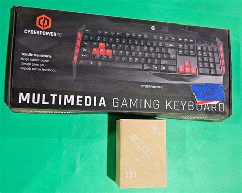 Cyber Power Gaming Key Board And Mouse Trice Auctions
