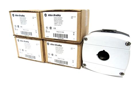 Lot Of 4 Allen Bradley 800f 1pp Enclosure 800f1pp New Surplus Sb