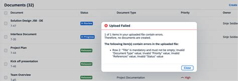 Import Documents Into Sap Cloud Alm Via Excel Sap Community