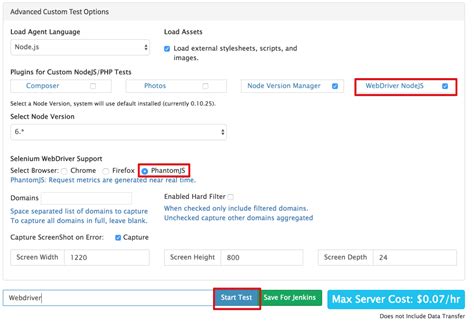 Selenium Webdriver Cloud Performance Testing Redline13