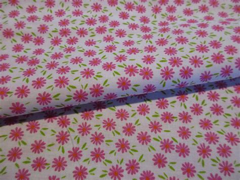 Pink Packed Ditsy Floral On White Quilters Showcase Cotton Fabric