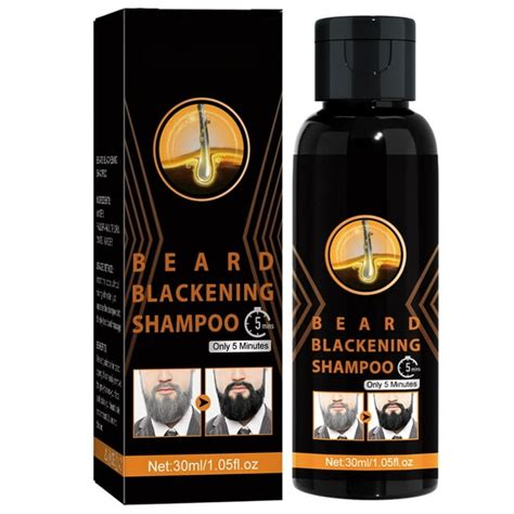 Ucing Skin Care Beard Color Shampoo For Men Natural Beard Darkening