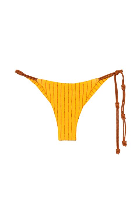 Calcinha Lacinho Gwen Cheeky Peri Mustard Vix Brasil Moda Praia De
