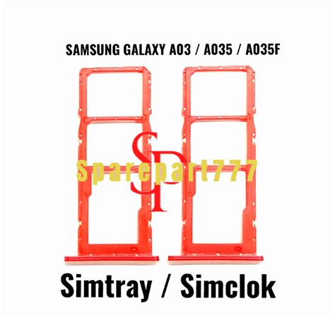 Jual Simtray Samsung Galaxy A A A F Tempat Simcard Simlock Slot Card Tray Di Seller