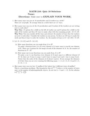 Quiz 8 Fall 19 Solns Discrete Math Quiz Solutions Emily Bergman