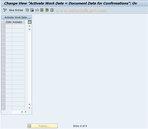 RTOHC SAP Tcode Activate Work Date Document Date