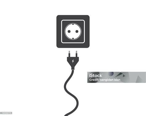 電源插座插頭向量插圖向量圖形及更多分離圖片 分離 器材 塑膠 Istock