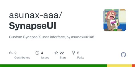 github asunax aaa synapseui custom synapse x user interface by