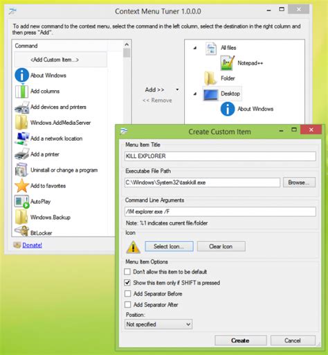 Context Menu Tuner