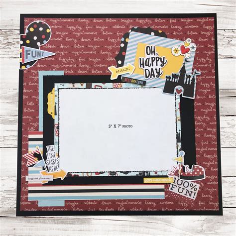 Simple Stories Say Cheese 4 Disney Scrapbooking Layouts Disney