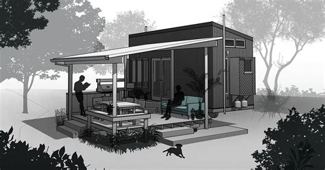 Tiny Timber House Owen David Architecture