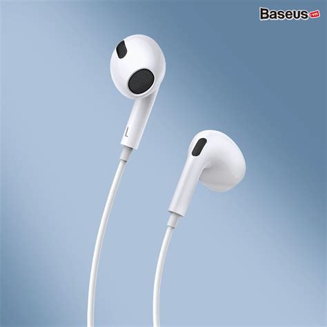 Tai Nghe Baseus Encok 35mm Lateral In Ear Wired Earphone H17