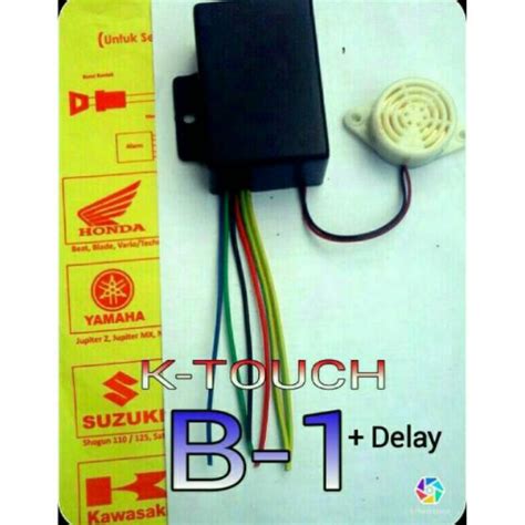 Jual Alarm Motor Pengaman Motor Kunci Rahasia Sensor Sentuh Delay