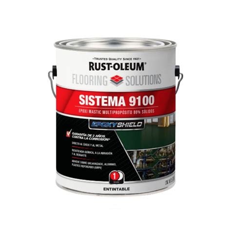 US Sistema 9100 Epoxi Mastic Entintable Brillante 3 785L Paints Coats