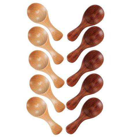 10 Kleine Houten Lepels Mini Kruiden Suiker Kruide Grandado