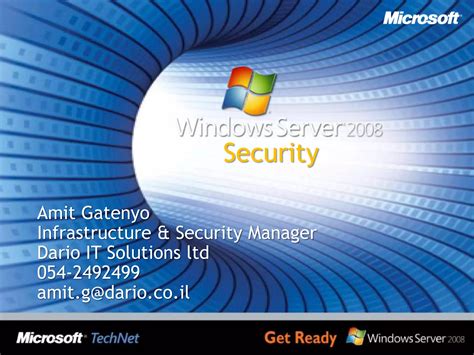 Windows 2008 Security Ppt