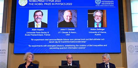 Nobel Prize Physicists Share Prize For Insights Into The Spooky World