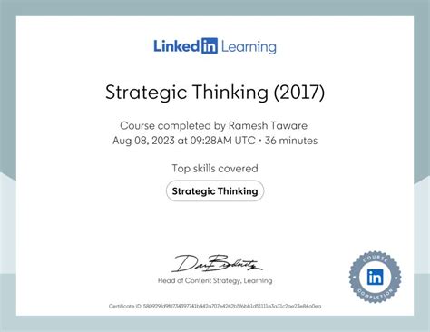 Ramesh Taware On Linkedin Certificate Of Completion