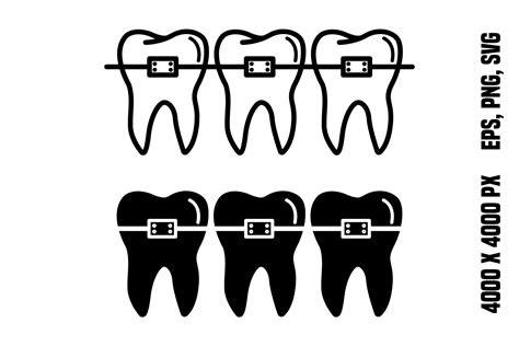 Braces Icons Graphic By Yulidor · Creative Fabrica