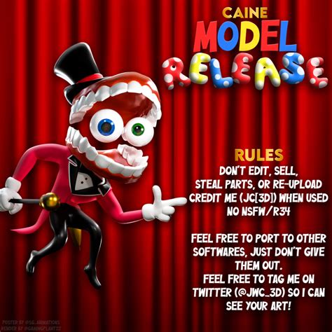 Tadc Caine Blender Release Jc[3d]s Ko Fi Shop