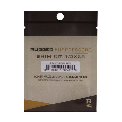 Dead Air Muzzle Device Alignment Shim Kit Centerfire Reserve